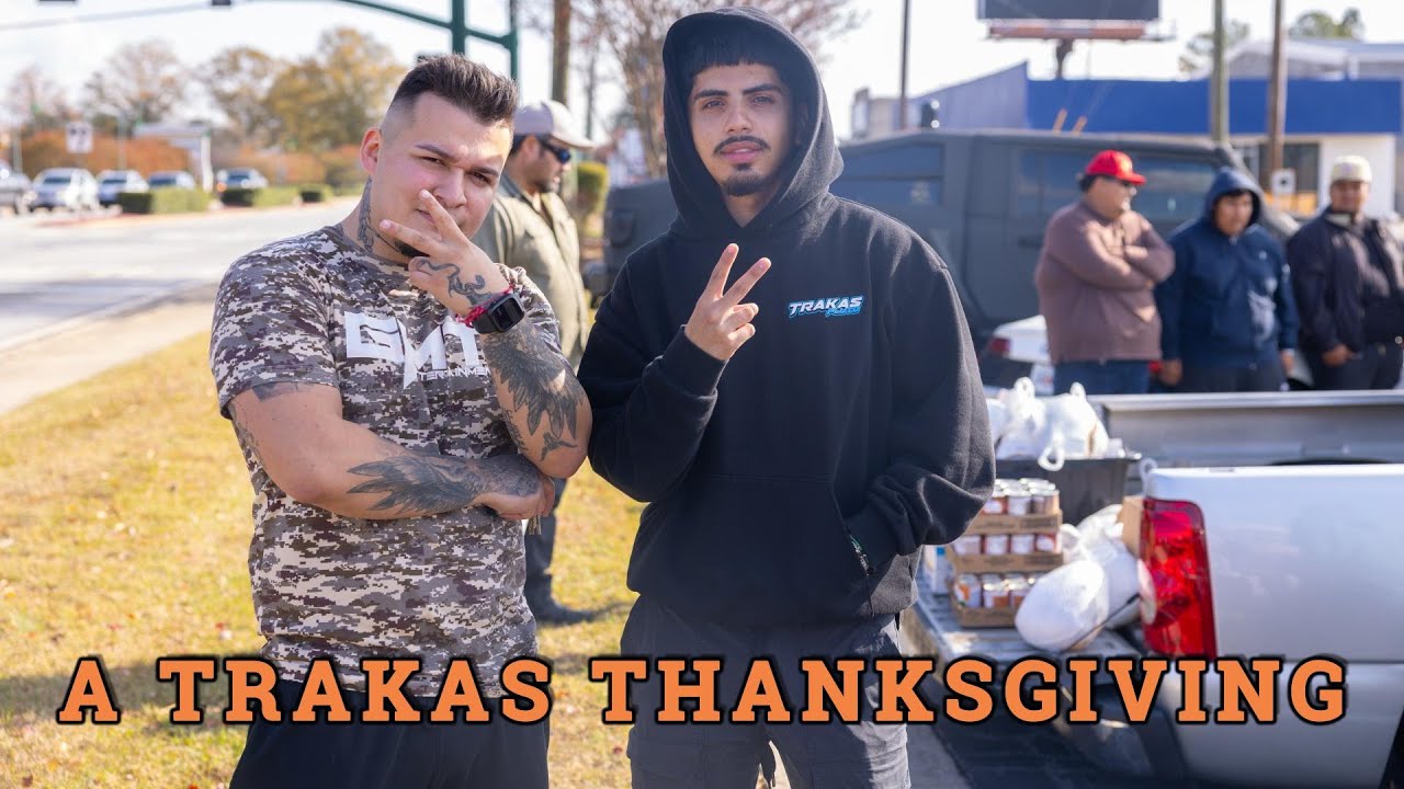 A Trakas Thanksgiving, Teamed up with GMT to bless family's - YouTube