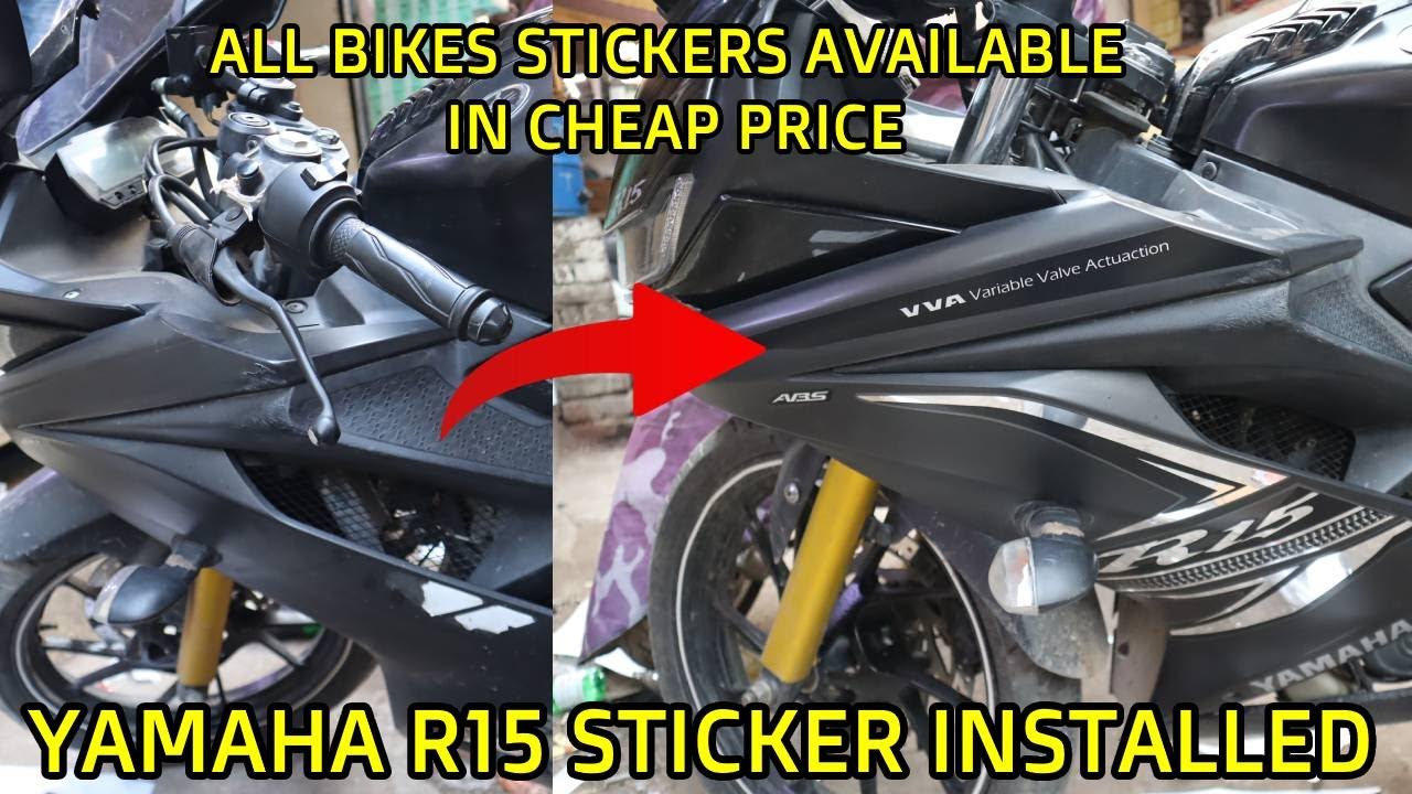 सस्ते में BIKE ORIGINAL STICKERS लगवाओ | All bikes sticker in cheapest ...