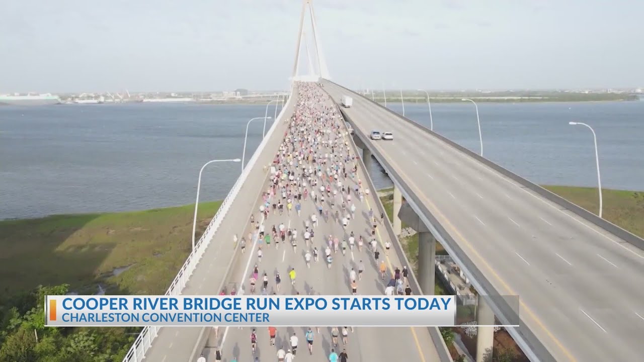 Cooper River Bridge Run Expo open Thursday and Friday - YouTube
