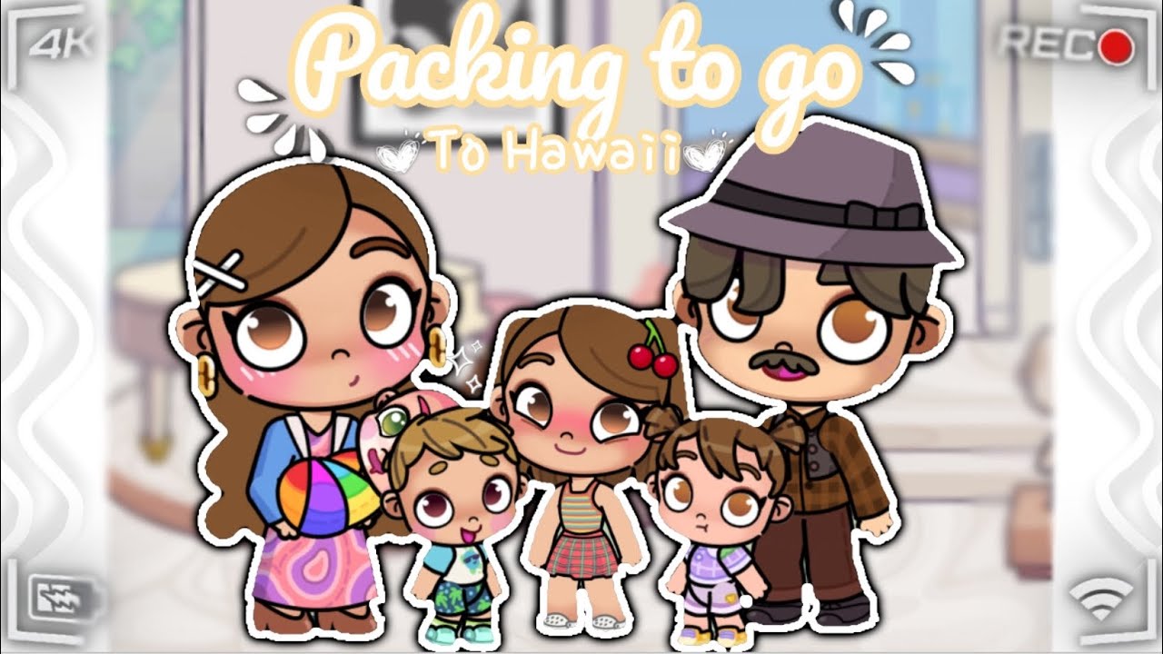 Packing to go to *HAWAII🌷☀️*||*WITH VOICE*||Avatar world🌏 - YouTube