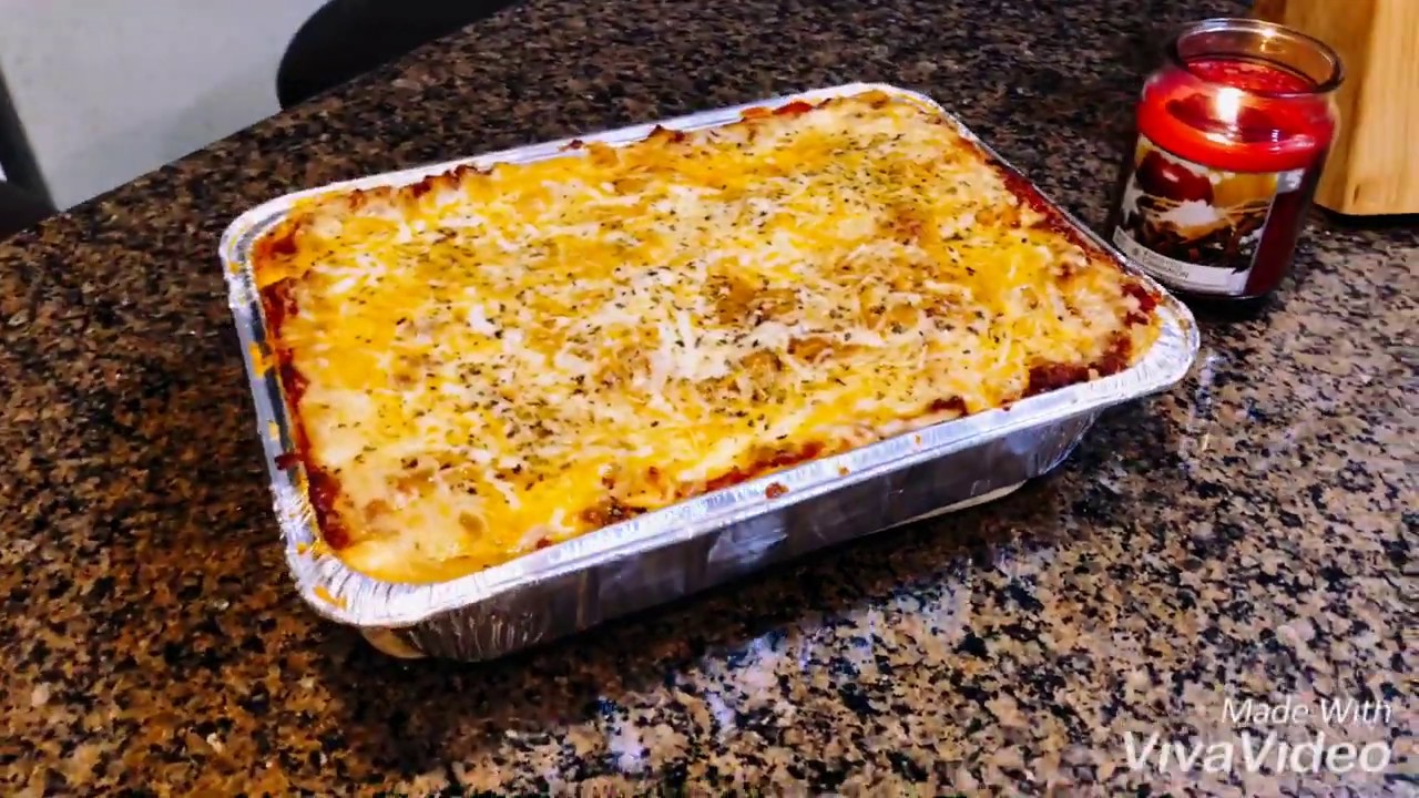 How To Make Homemade Lasagna Youtube