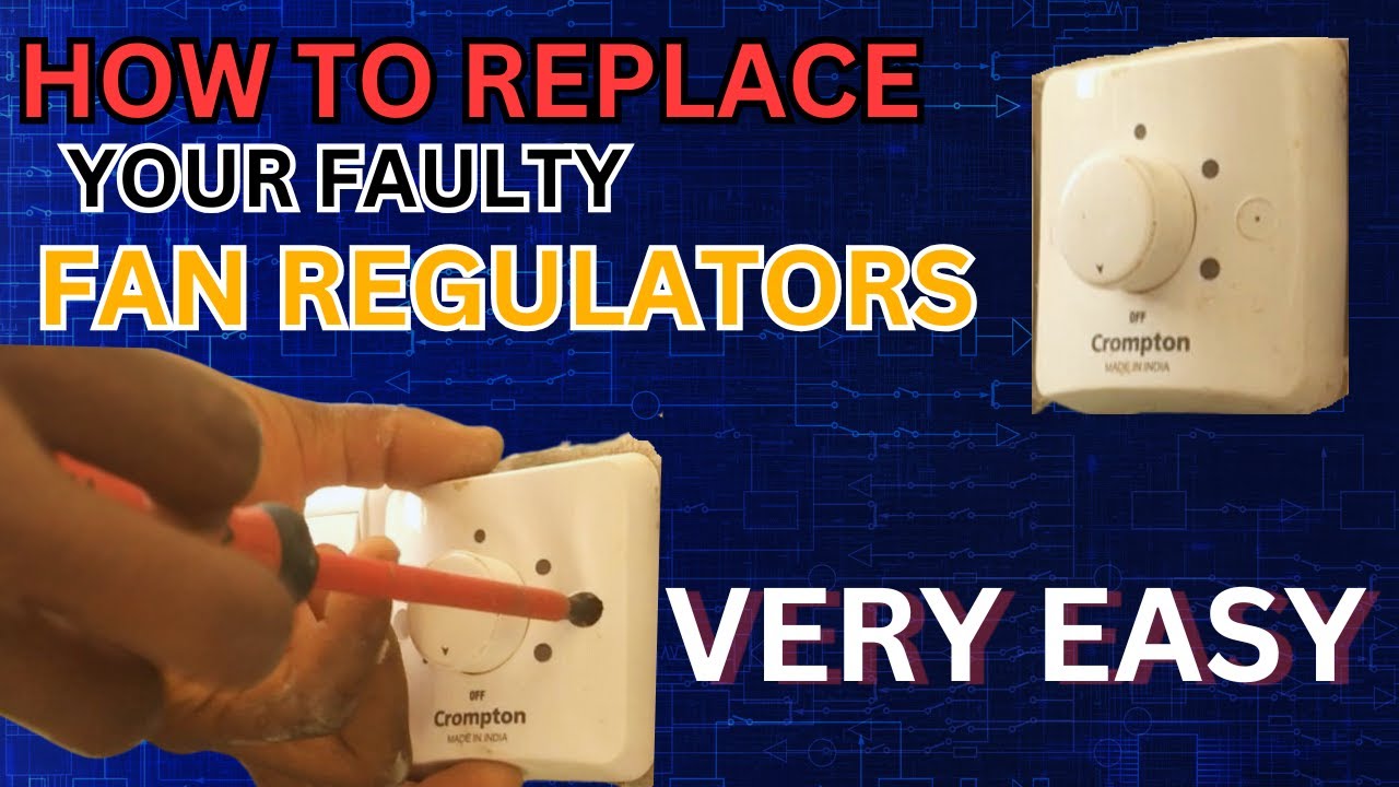 How To Replace Your Fan Regulator. #electrician #howto #how #easy # ...