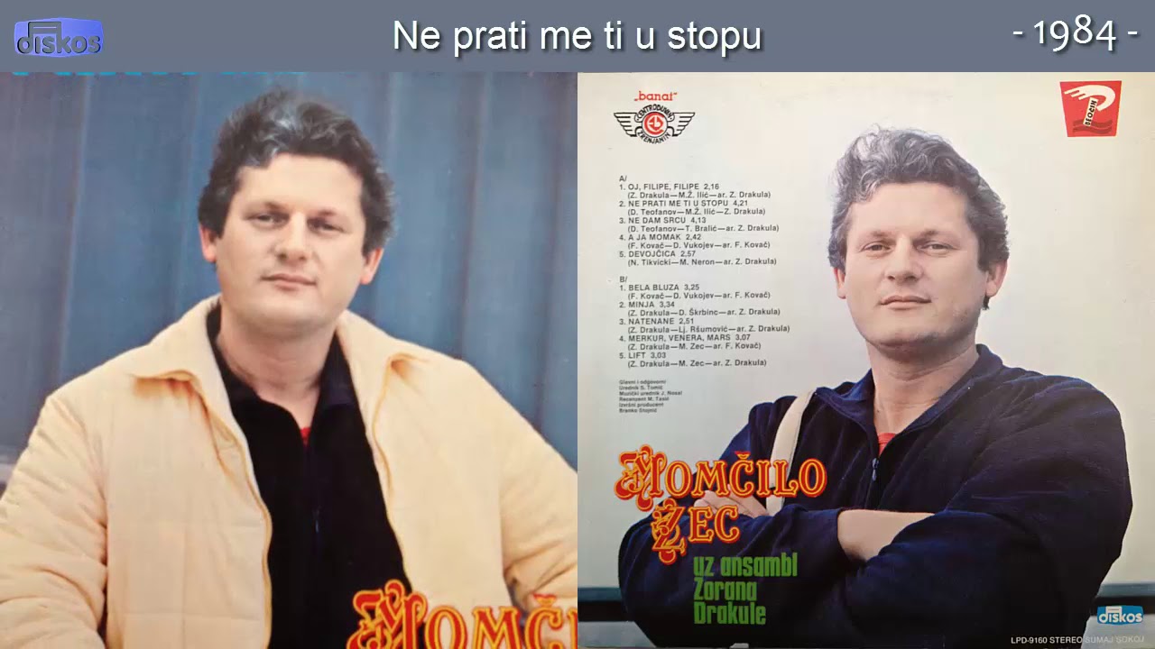 Momcilo Zec - Ne prati me ti u stopu - (Audio 1984) - YouTube