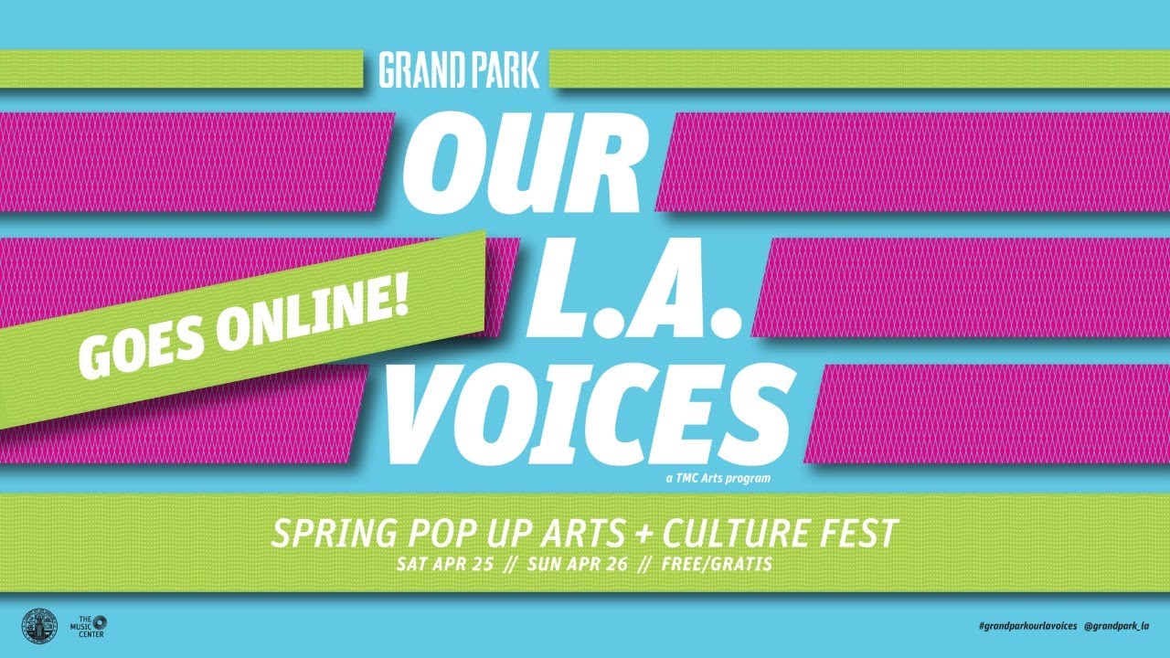 Grand Park's Our LA Voices - Ambar Navarro, Live Artwork - YouTube