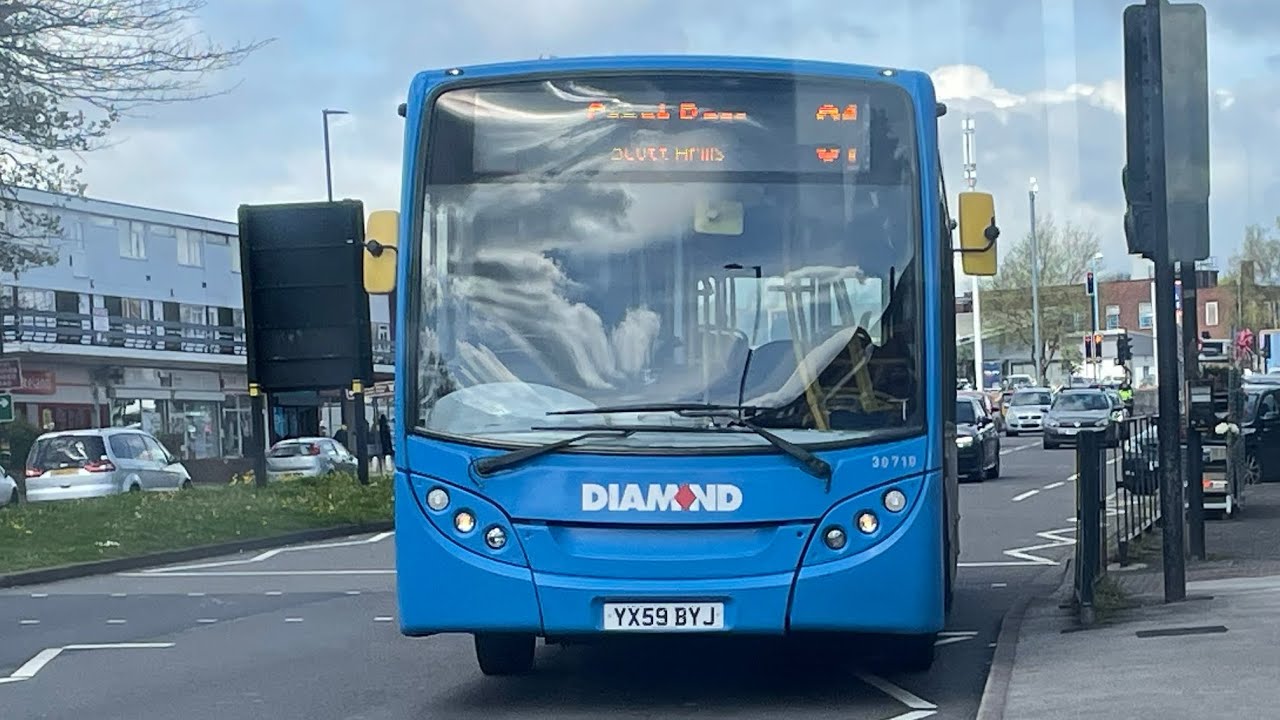 Ex Abellio. DWM 30710 YX59 BYJ ADL Enviro200 Route 61. HIGH REVS - YouTube