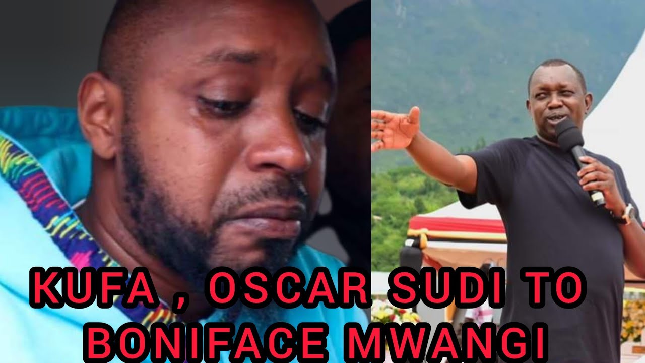 OSCAR SUDI REACTION TO BONIFACE MWANGI DISSAPEARANCE CLAIMS AND MESSAGE ...