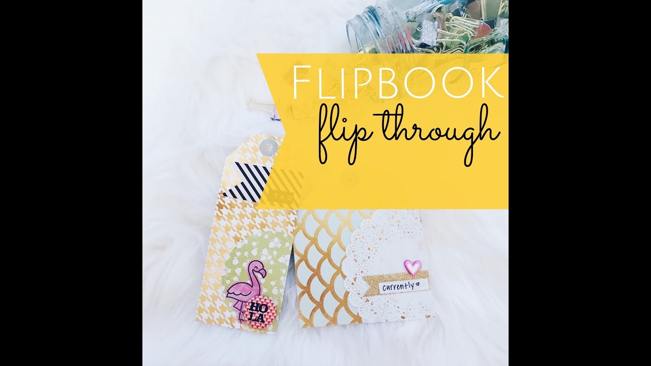NEW flipbook STYLE flip through using 1 sheet 12x12 paper -flatter ...