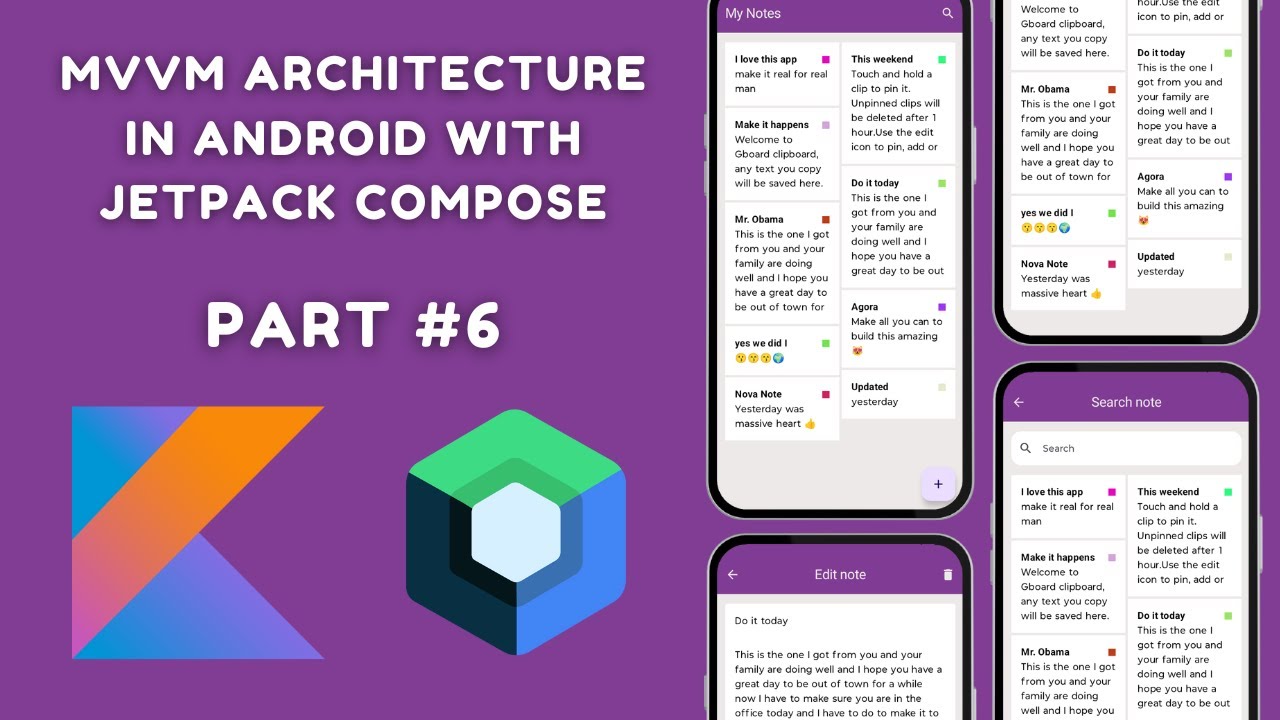 Mvvm Architecture With Jetpack Compose In Android Part 6 Dependency Injection With Hilt Youtube