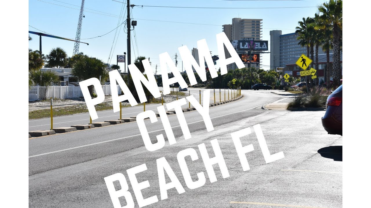 Driving Front Beach Rd turn onto Thomas drive Panama City Beach Florida ...