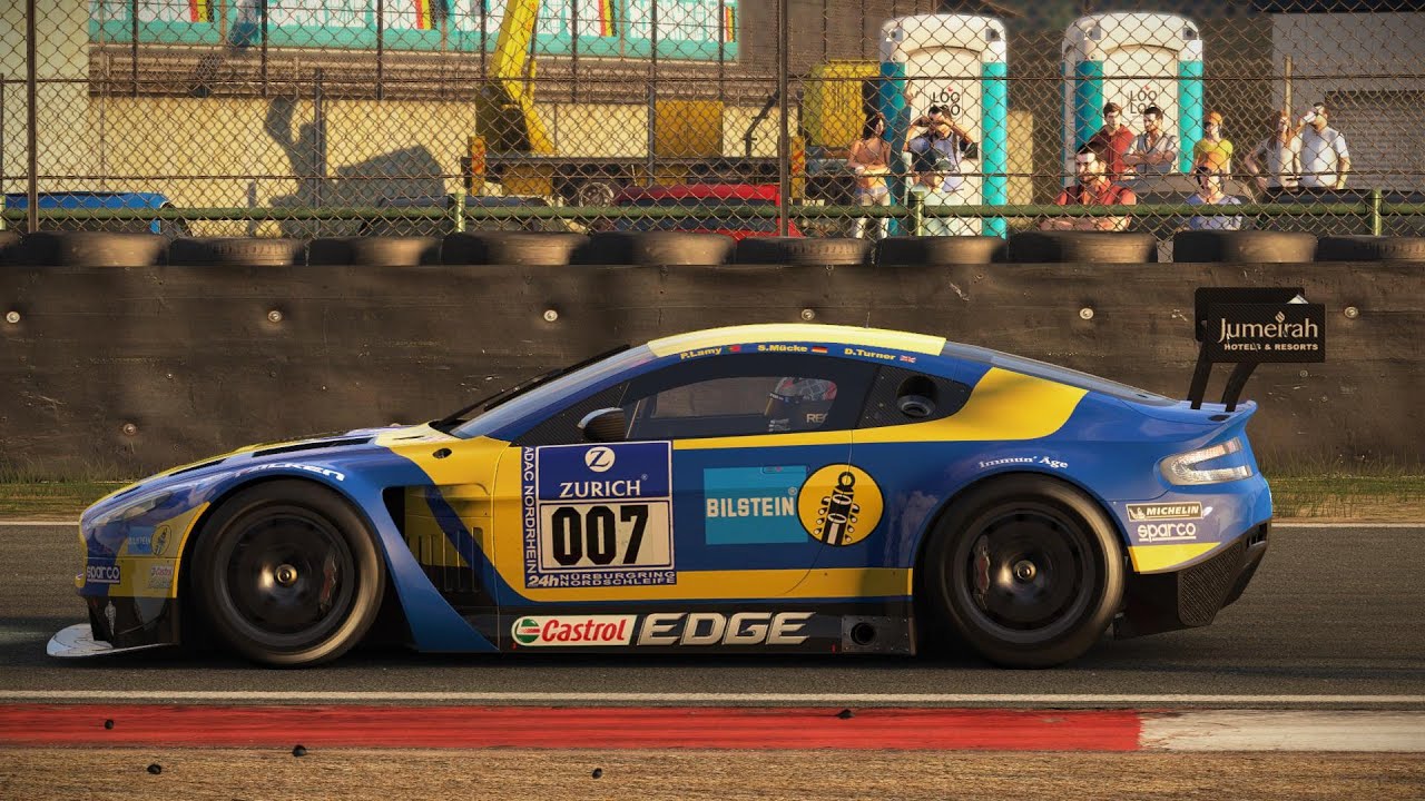 Project CARS Build 900: Aston Martin V12 Vantage GT3 in Zolder - YouTube