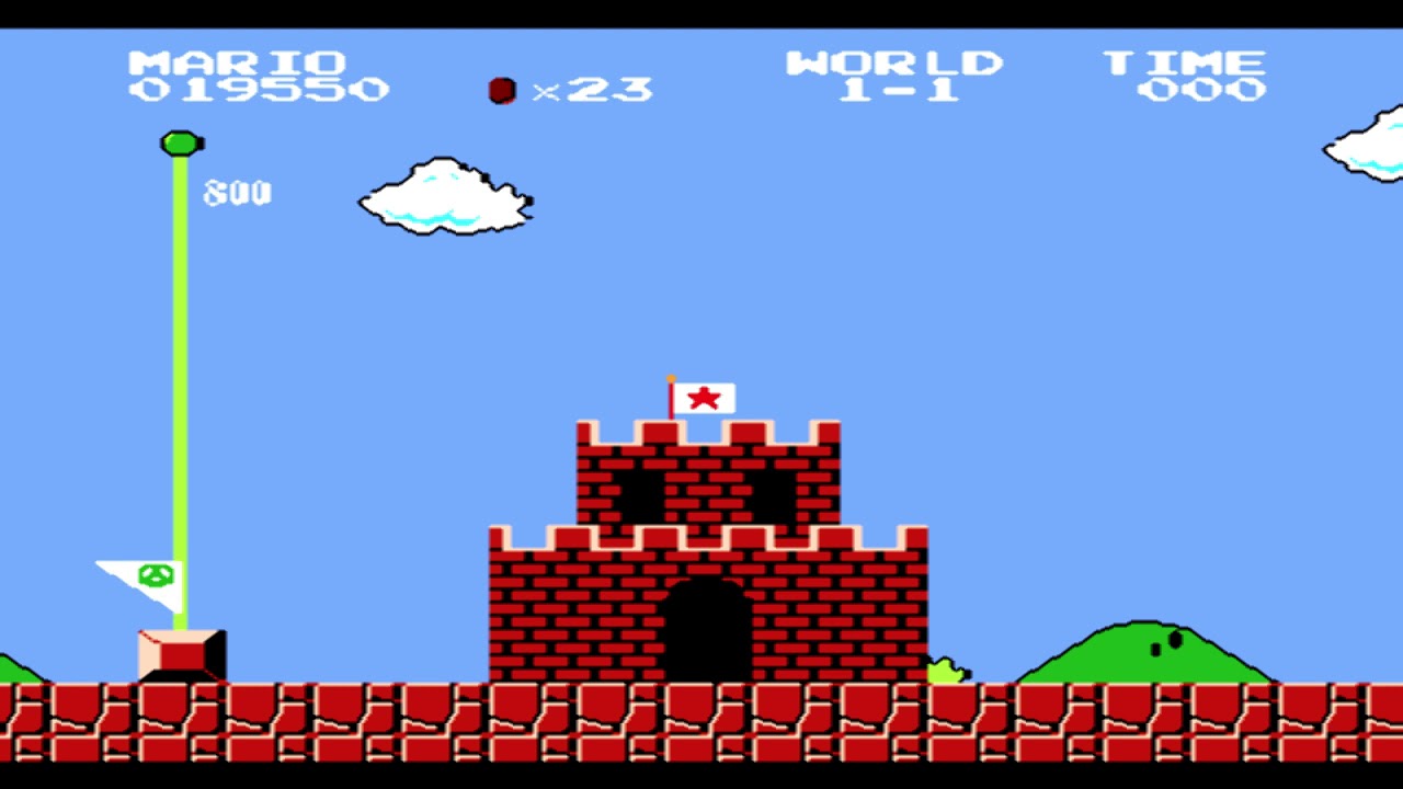 Retro Game Console With 821 Games Super Mario Bro World 1-1 1-2 - YouTube