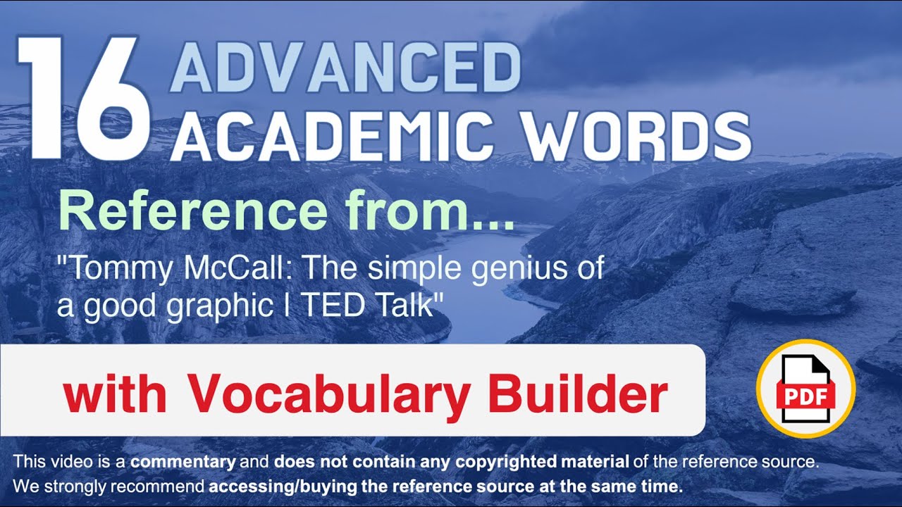 16 Advanced Academic Words Ref from "Tommy McCall: The simple genius of ...