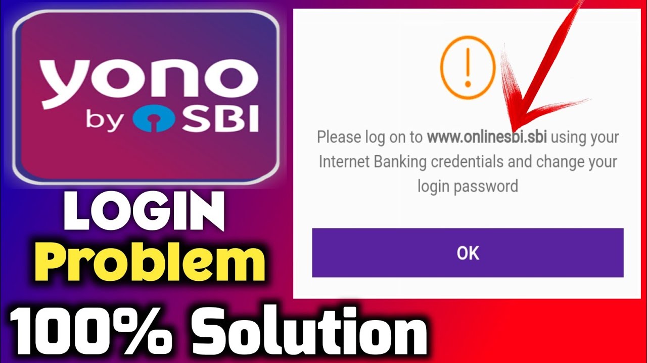 Yono Sbi login problem www.onlinesbi.sbi using | sbi yono login problem | Yono SBI change ...