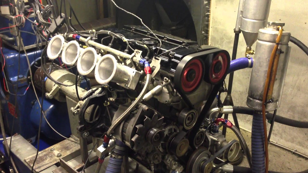2.0 ltr Vauxhall xe engine dyno clip KSP Engines - YouTube