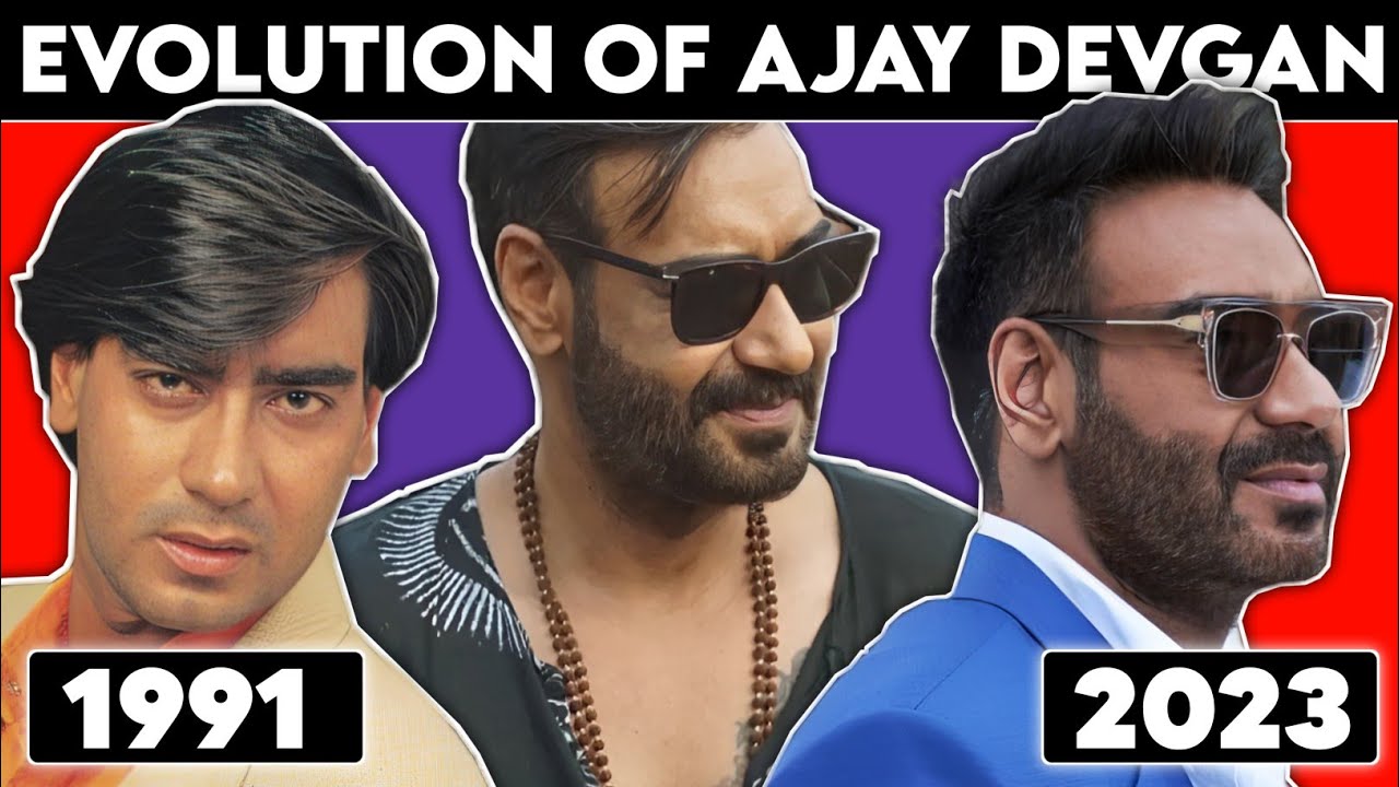 Evolution of Ajay Devgan (1991-2023) • From "Phool Aur Kaante" to ...