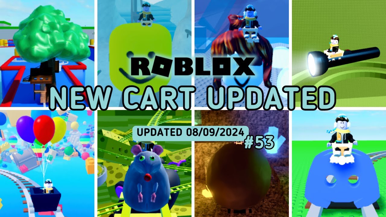 Roblox | Create a Cart Ride | New Carts Updated on 08/09/2024 #53 - YouTube