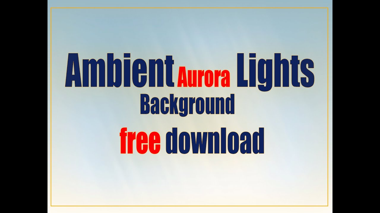 Ambient Aurora Lights Background blue and white color | Free download ...