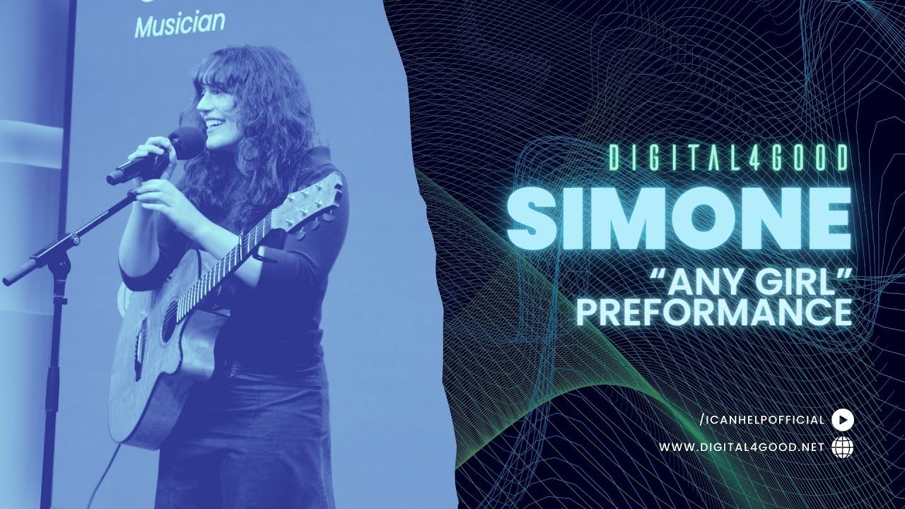 Simone's Original Song Performance "Any Girl" | Digital4Good Summit ...