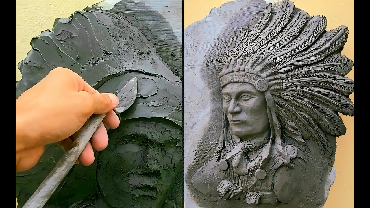 It's great that I did the relief of the portrait / of the Indians ...