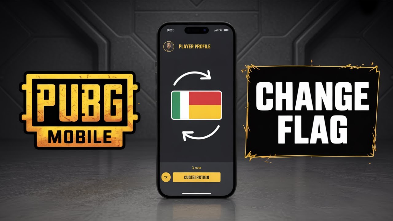 How To Change Flag In PUBG - YouTube