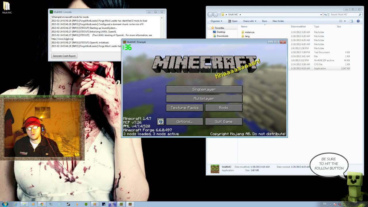 How To Install Mods Using Multi MC (Windows) - YouTube