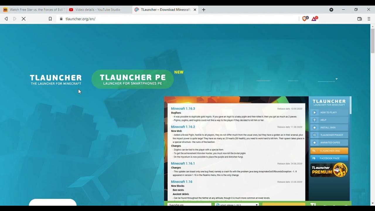 HOW TO DOWNLOAD TLAUNCHER MINECRAFT IN SMART PHONE OR PC - YouTube