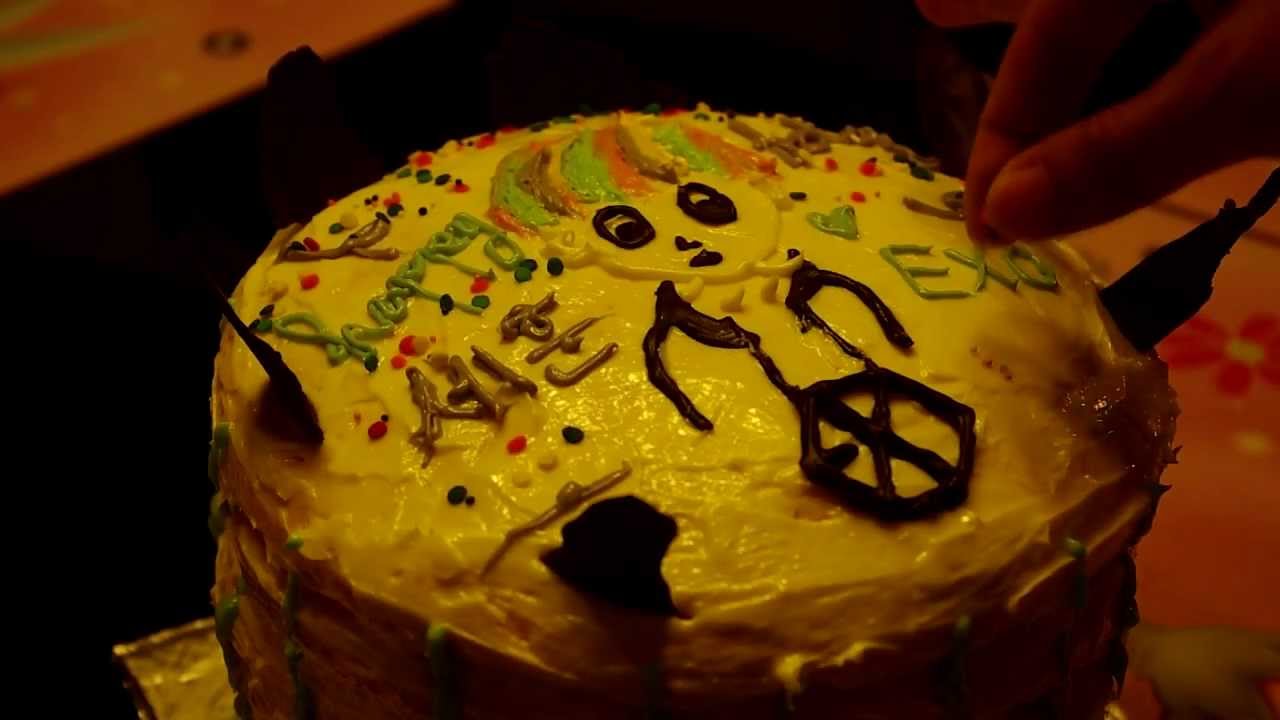 EXO Sehun Inspired Rainbow Cake![JJANG Cooking Contest] - YouTube