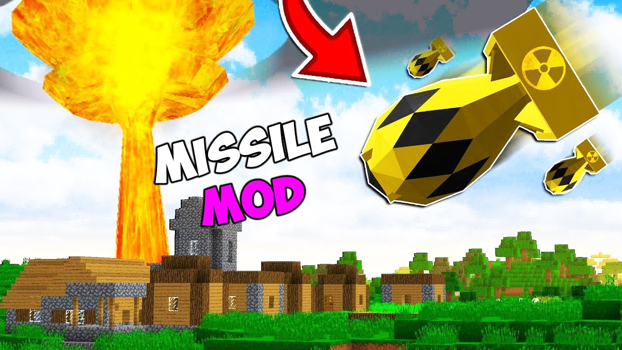 NEW MISSILE MOD IN MINECRAFT 🤯🔥| AMAZING WEAPONS AND MISSILES ADDED TO ...
