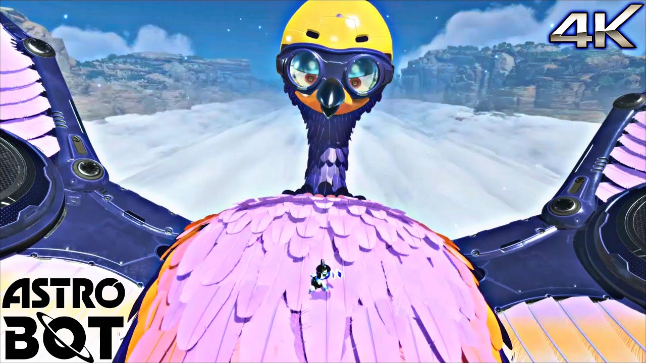 ASTRO BOT (PS5) : Angry Bird Boss Fight - YouTube