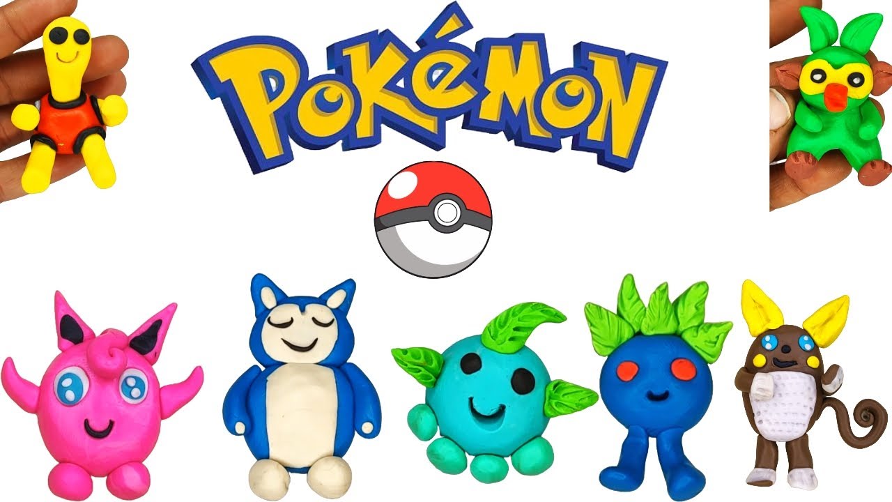 😍 I Made Mini Clay Pokemons | Miniature clay Pokemons | Polymer clay # ...