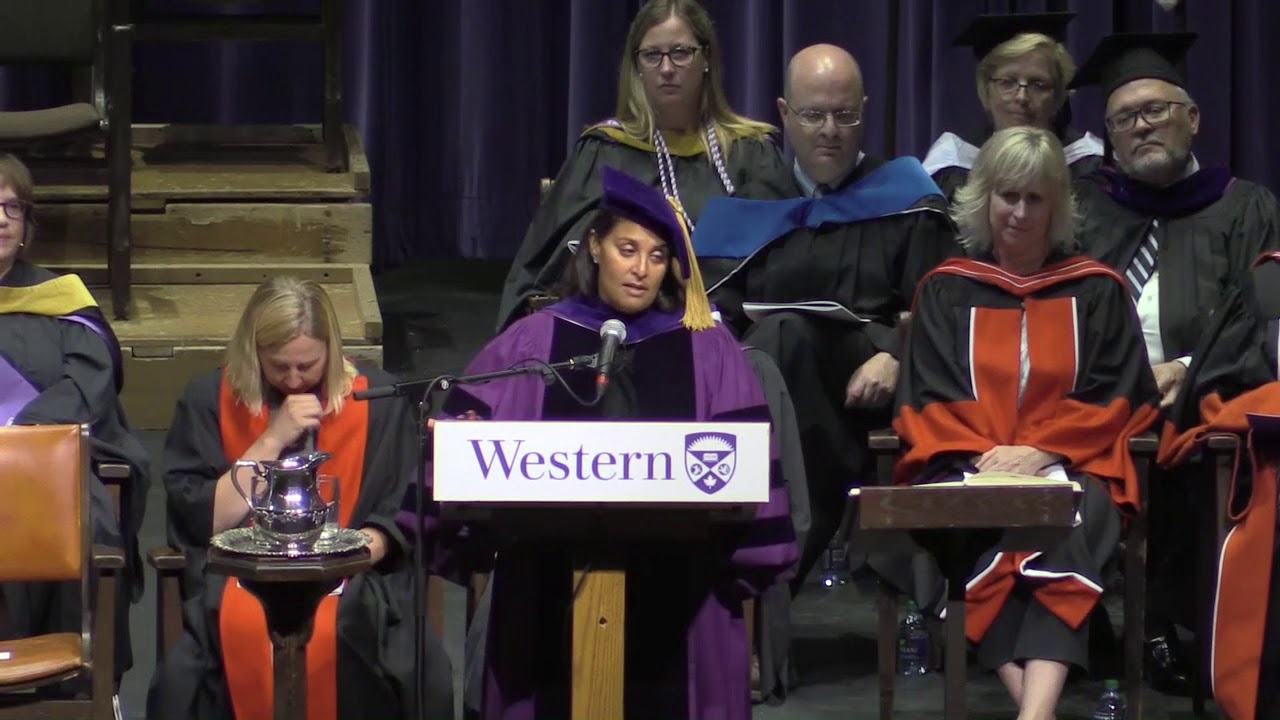 Western Convocation - June 20, 2018 - Farah Mohamed - YouTube
