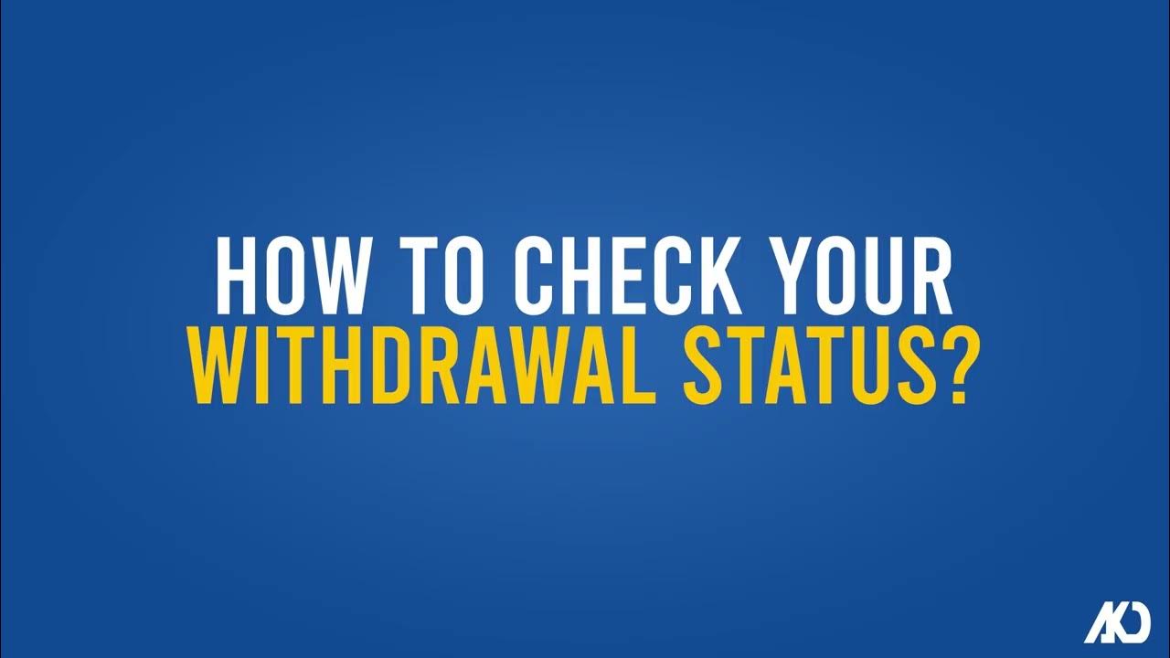 How to make a withdrawal request with AKD Trade Cast | AKD Securities ...