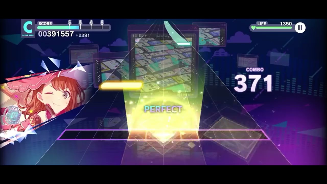 Hatsune miku colorful stage: Journey (hard) full combo - YouTube