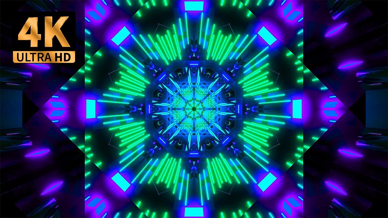 🌟 4K Laser Light Show DJ Visuals 🌟 Neon Laser VJ Loops No Copyright ...