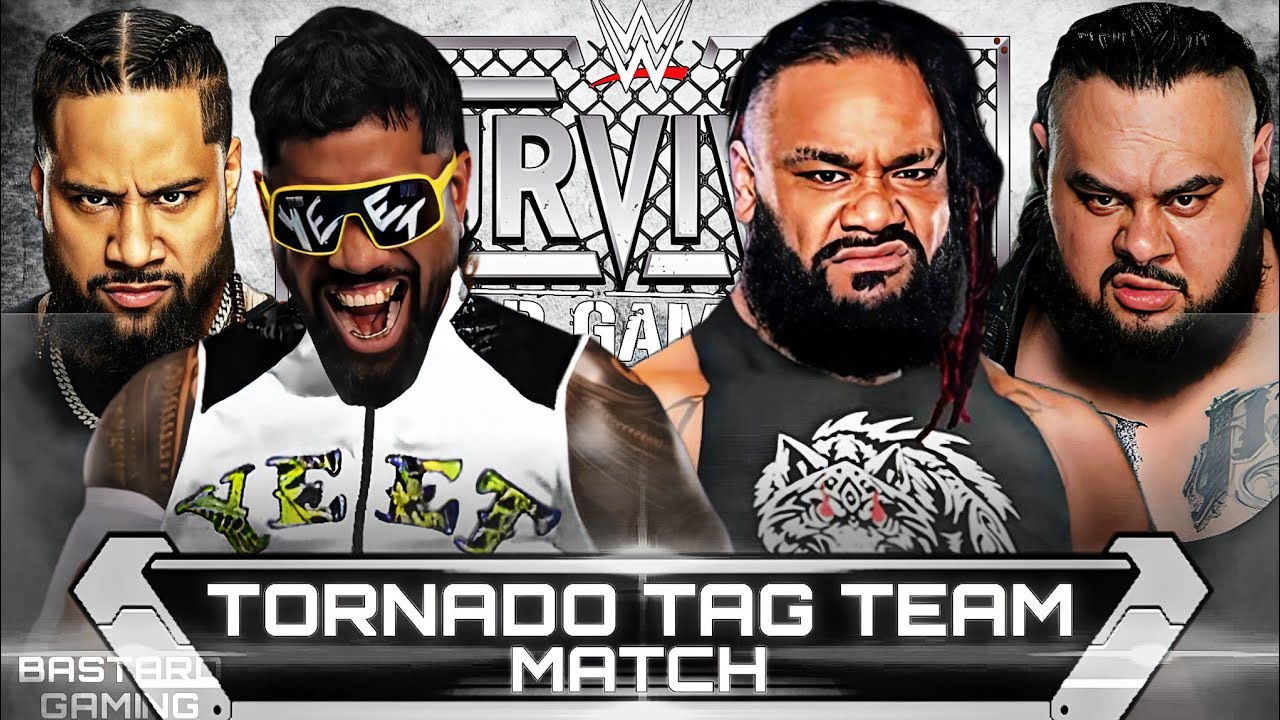 WWE 2K24 | Jey Uso & Jimmy Uso VS Jacob Fatu & Bronson Reed | Survivor ...
