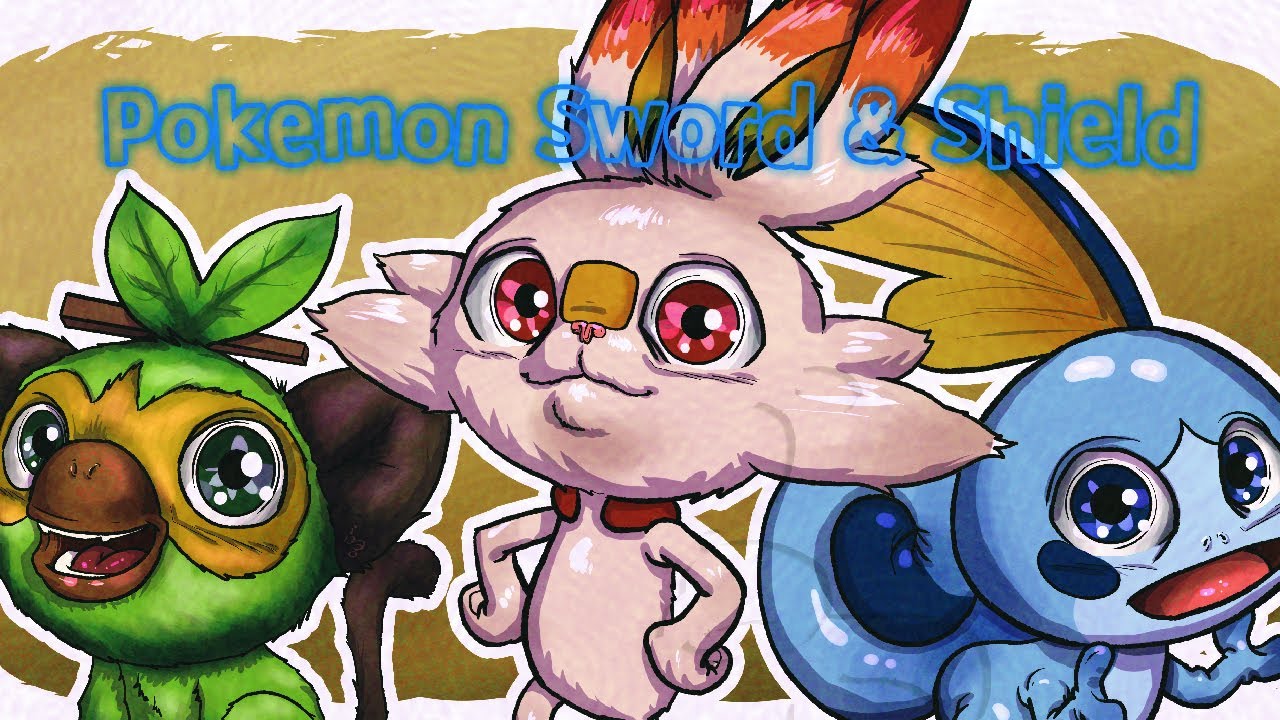 POKEMON SWORD & SHIELD - How To Draw [Autodesk Sketchbook] - YouTube