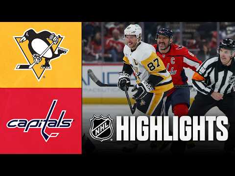 Penguins vs. Capitals | NHL Highlights | April 12, 2026