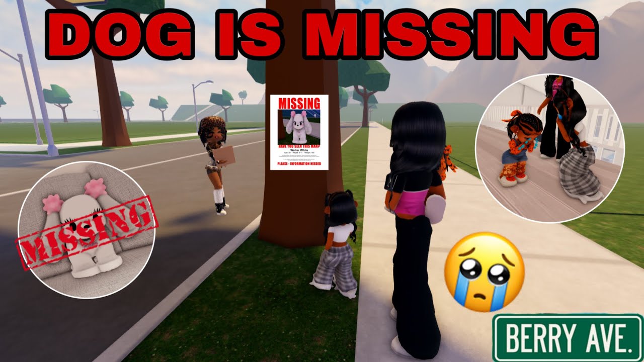 Our DOG PRINCESS went MISSING! *SAD*|Berry Ave Roleplay #roblox # ...