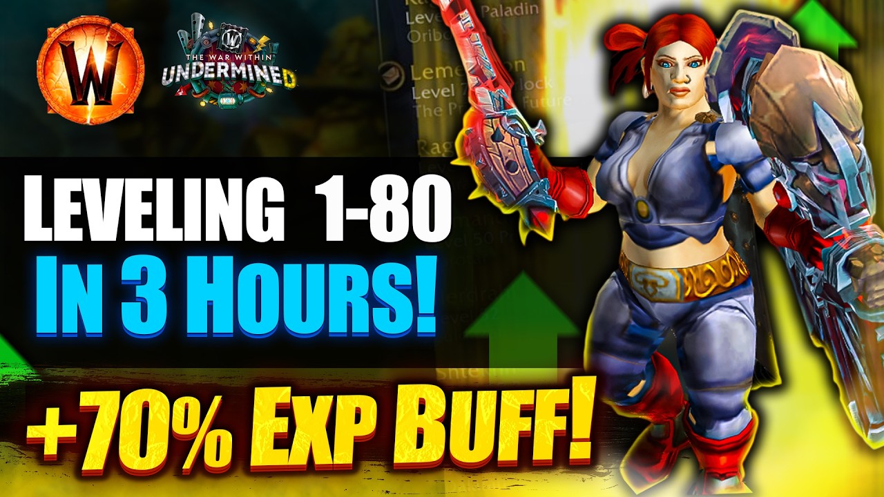 Best Leveling Strategy! From 1 to 80 Level in 3 HOURS! WoW TWW Leveling ...