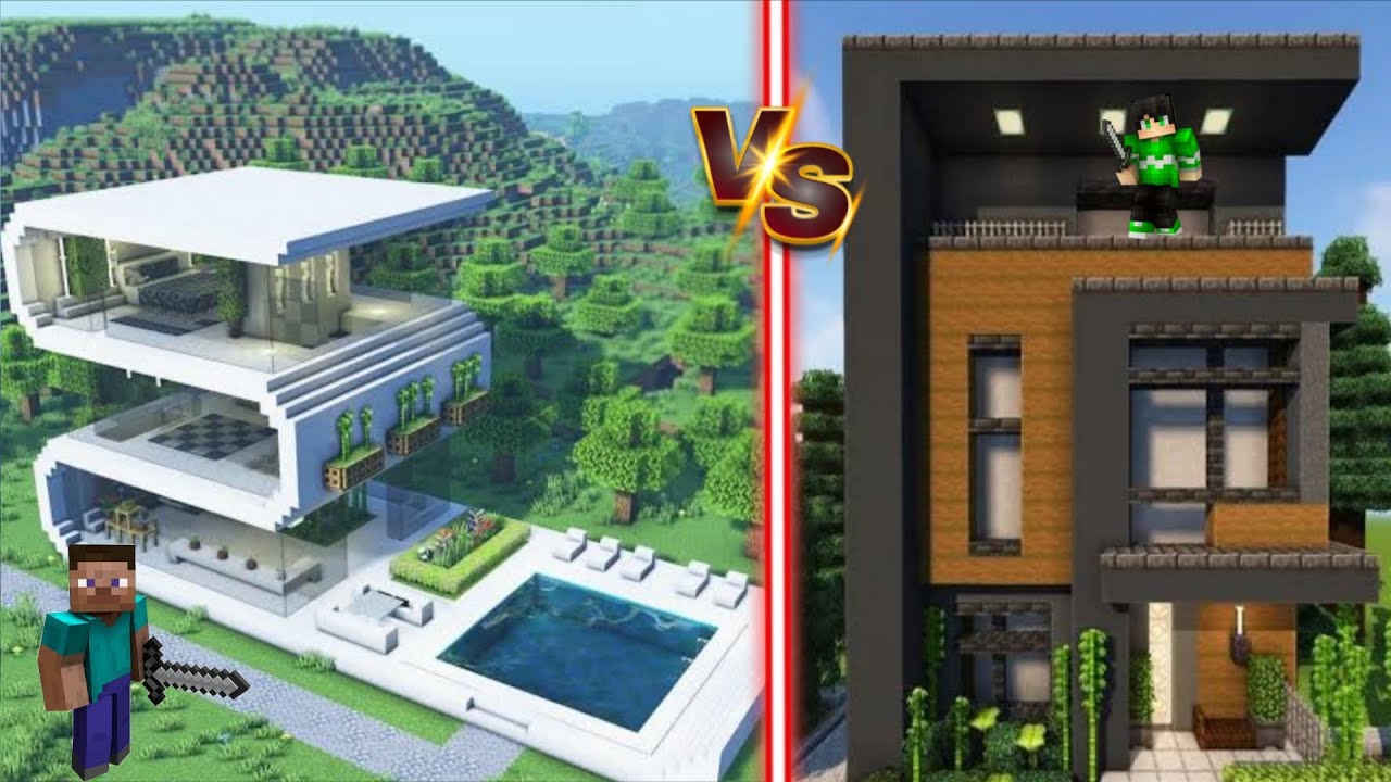 #MINECRAFT ME VS MY FRIEND HOUSE BUILD CHALLENGE🔥 - YouTube