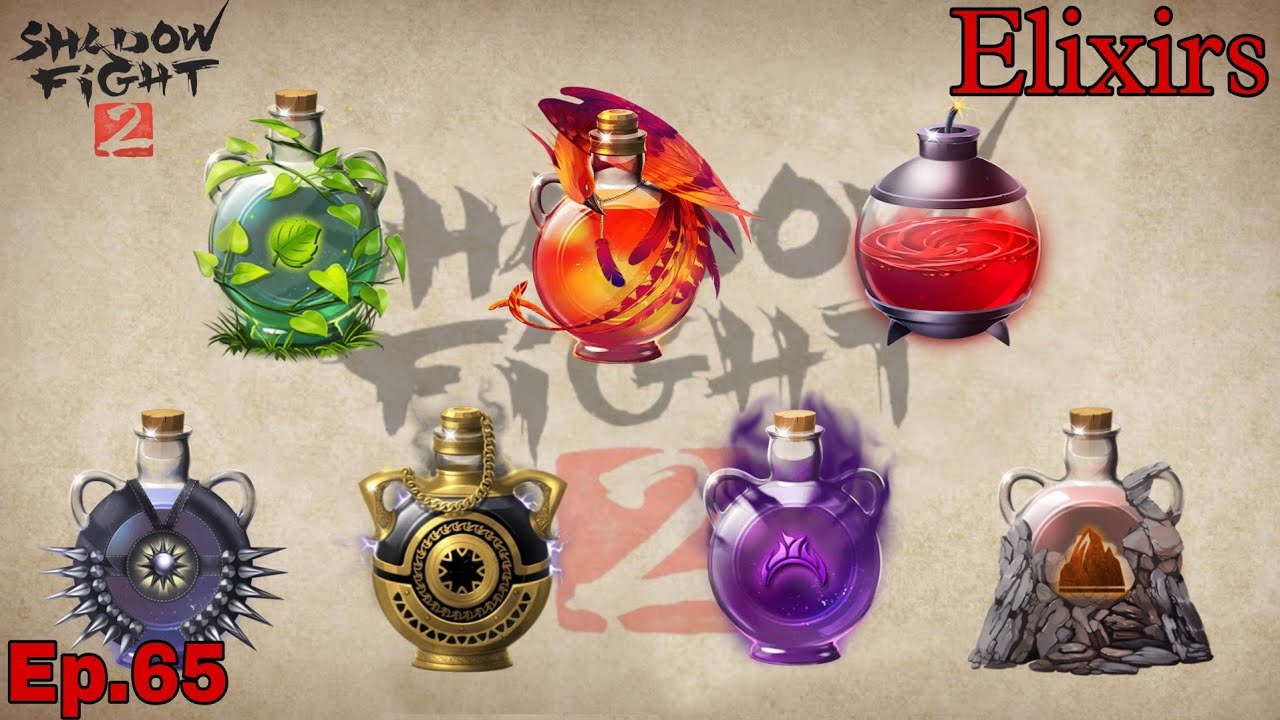 How to Use Elixirs in Shadow Fight 2 Ep.65 | Elixirs of Shadow Fight 2 - YouTube