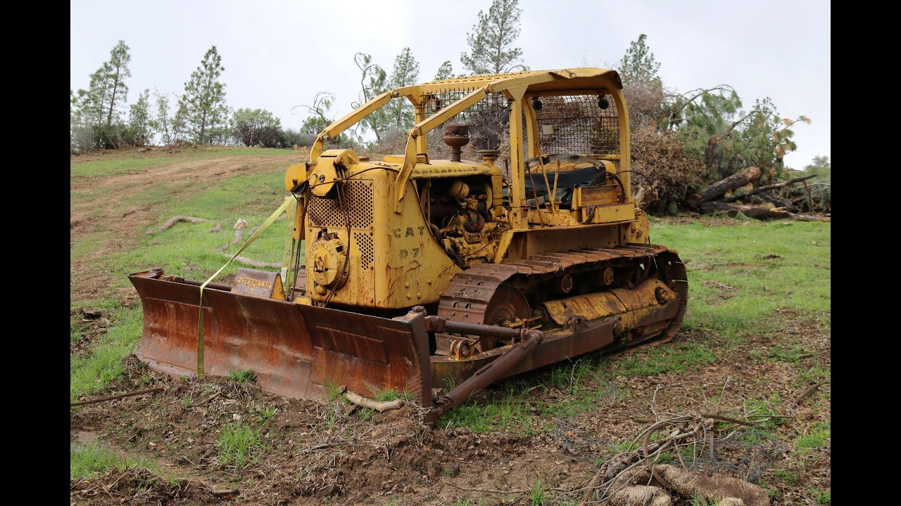 #24 3T D7 cable bulldozer - YouTube