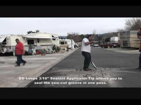 BD Loops Saw-Cut Loop Installation, Step 5: Sealing the Loop - YouTube