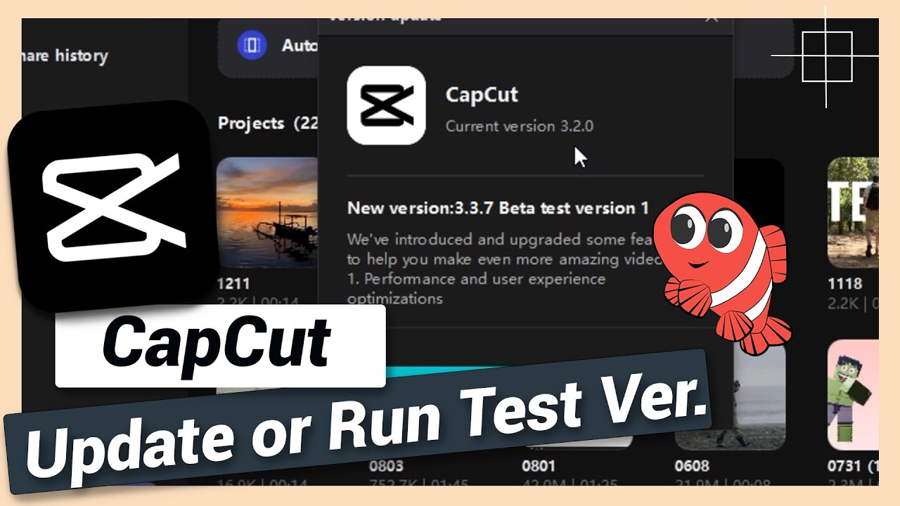 How to Update or Run Beta Test Version | CapCut PC & Mac Tutorial - YouTube