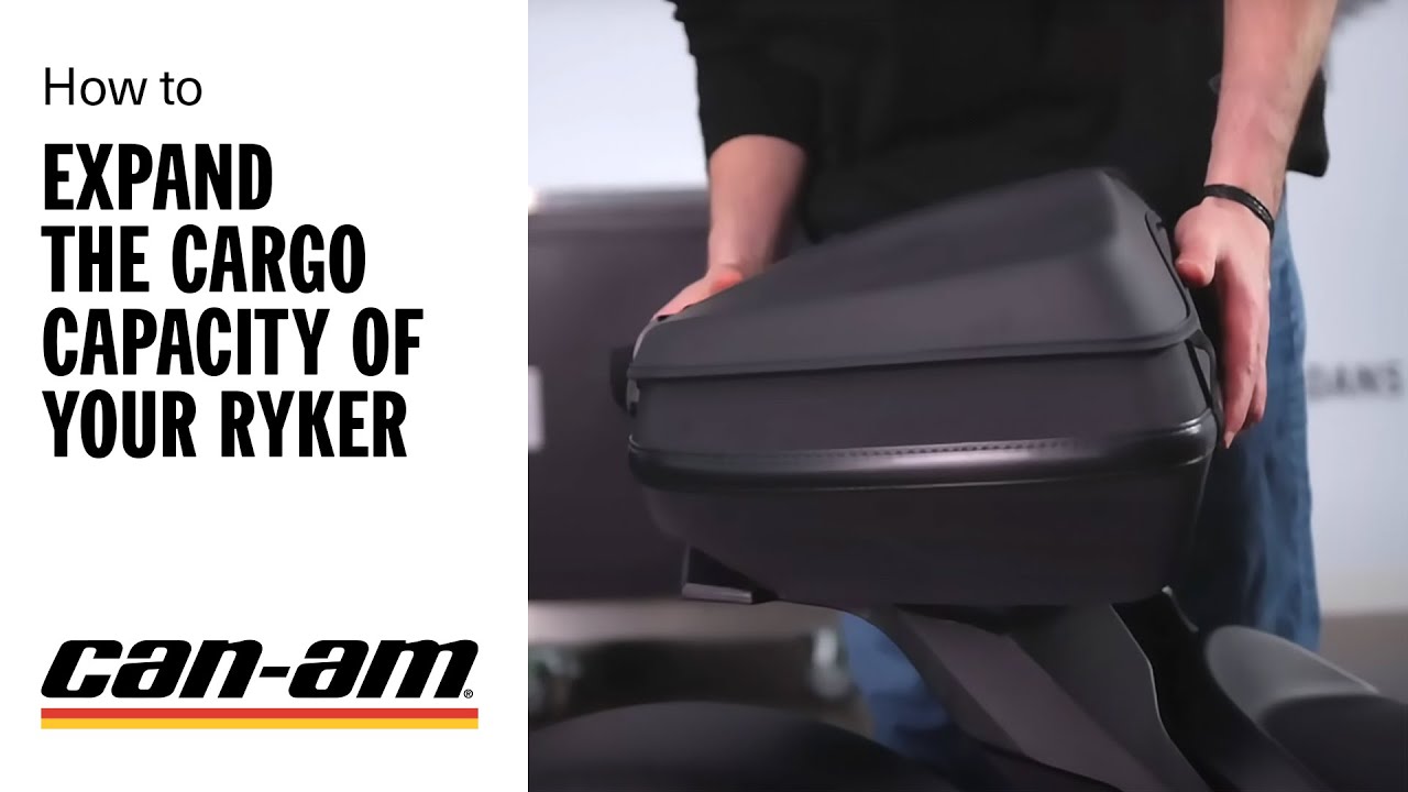 How to Expand the Cargo Capacity of the Can-Am Ryker - YouTube