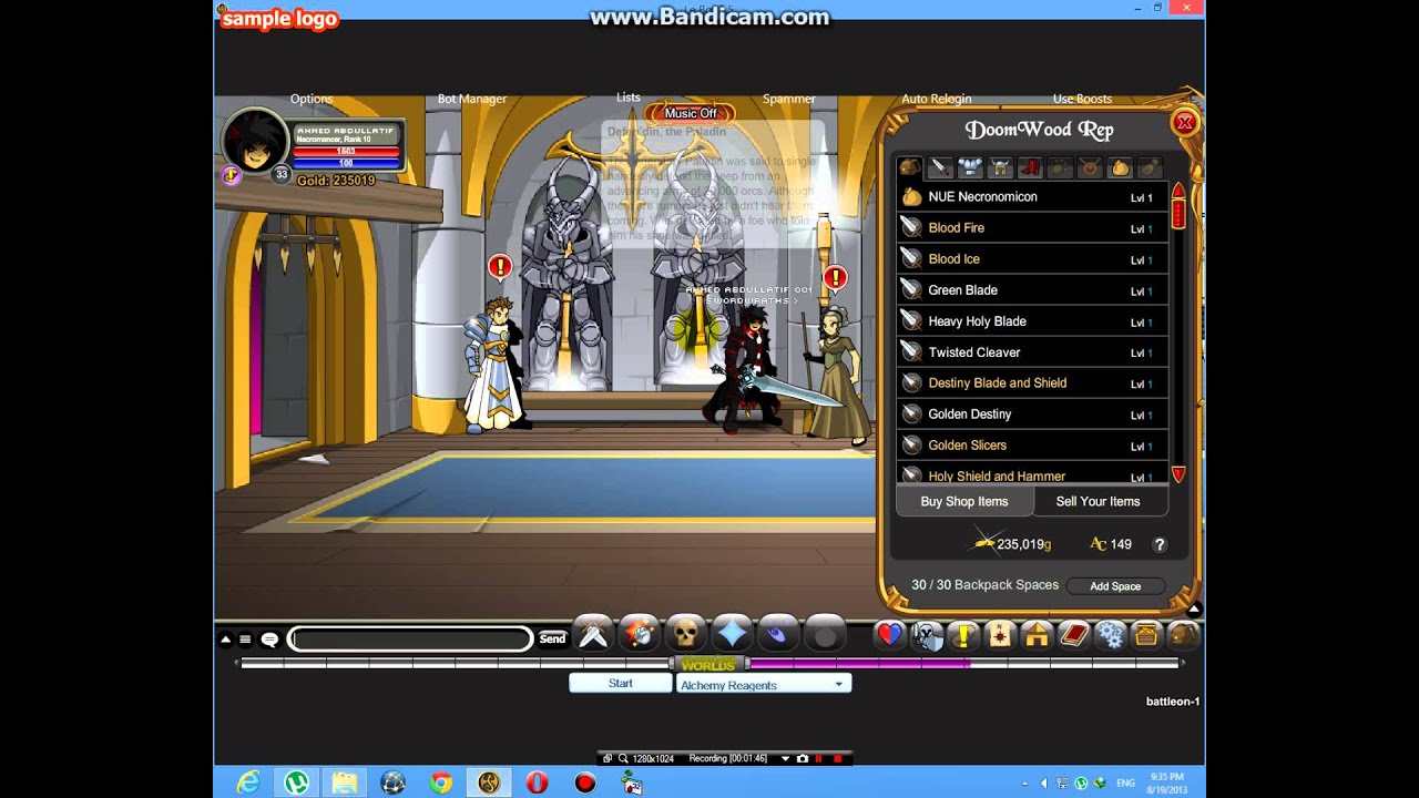 =AQW= How To Get Necromancer Class And Pet - YouTube