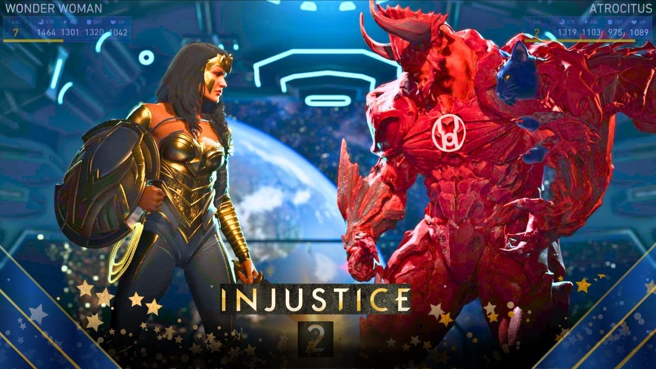 Injustice 2 Wonder Woman Vs Atrocitus Youtube