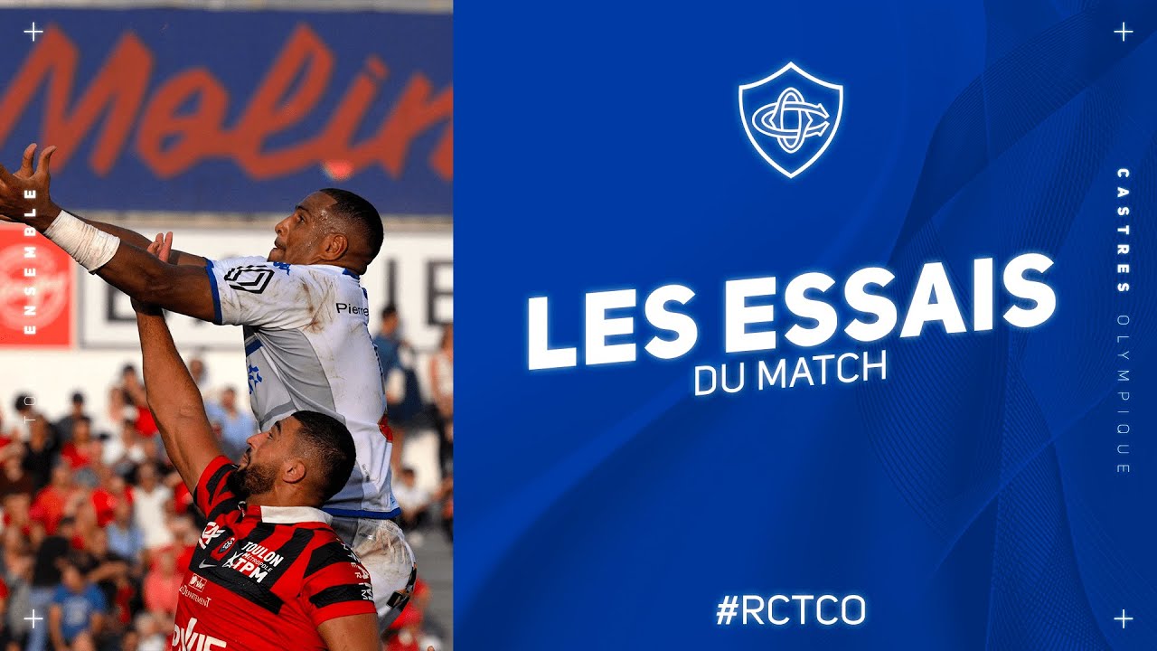 Les essais du match RCT - CO ! - YouTube