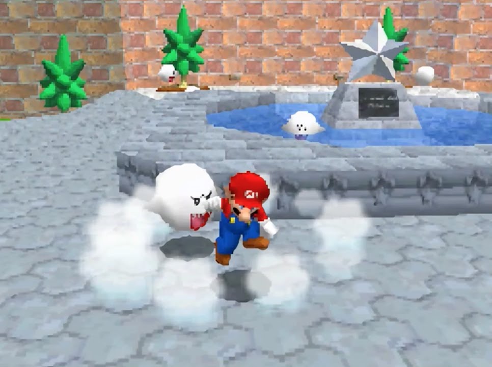 Super Mario 64 DS: Courtyard Castle Star [HD] - YouTube