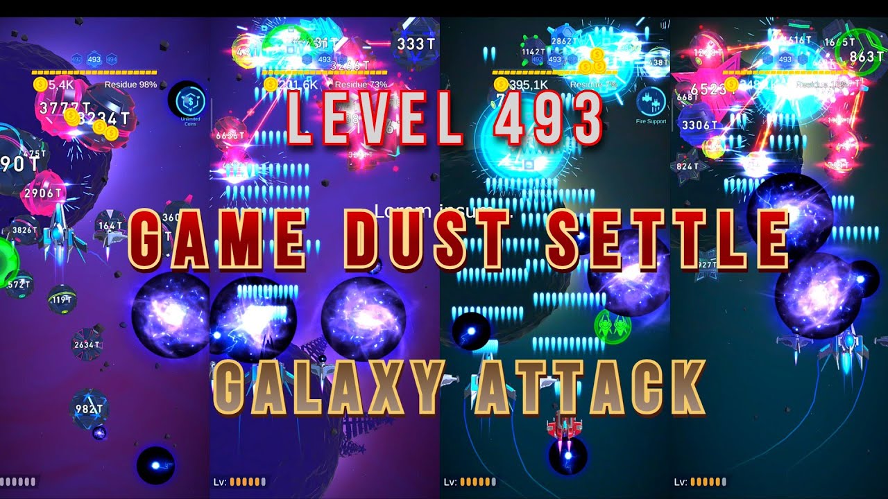 Dust Settle 3D - Galaxy Attack Level 493 - YouTube